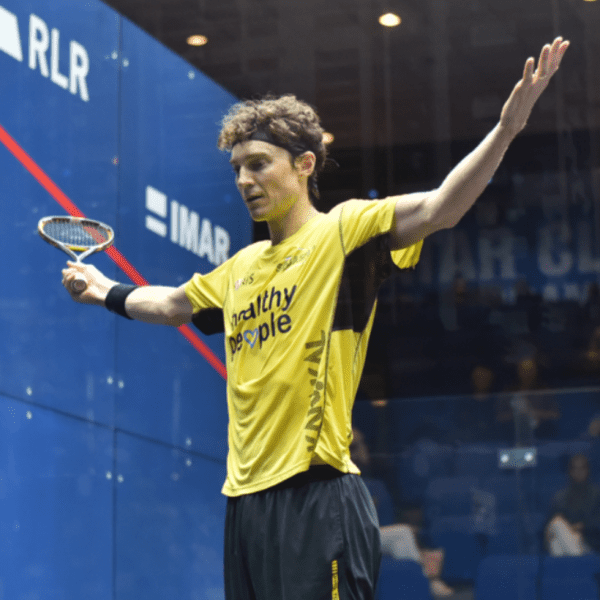 Voice Announcer at Day 2. Round 1. Cameron Pilley