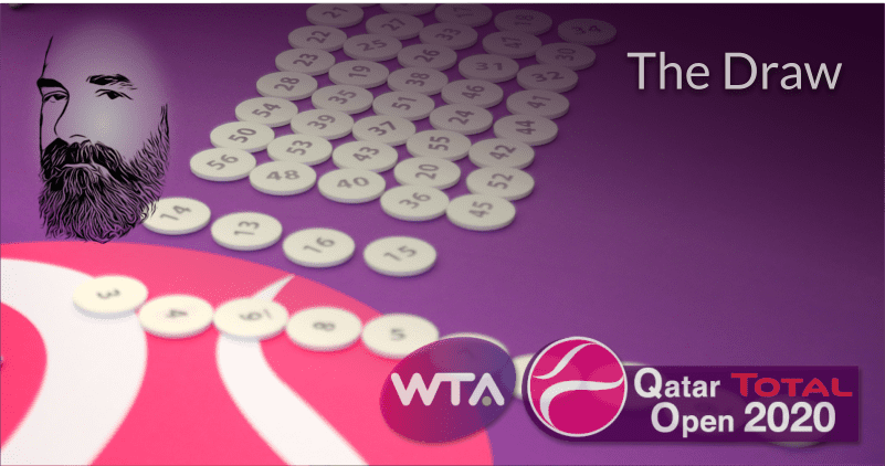 Announcer. Qatar Total Open 2020: The Draw Ceremony